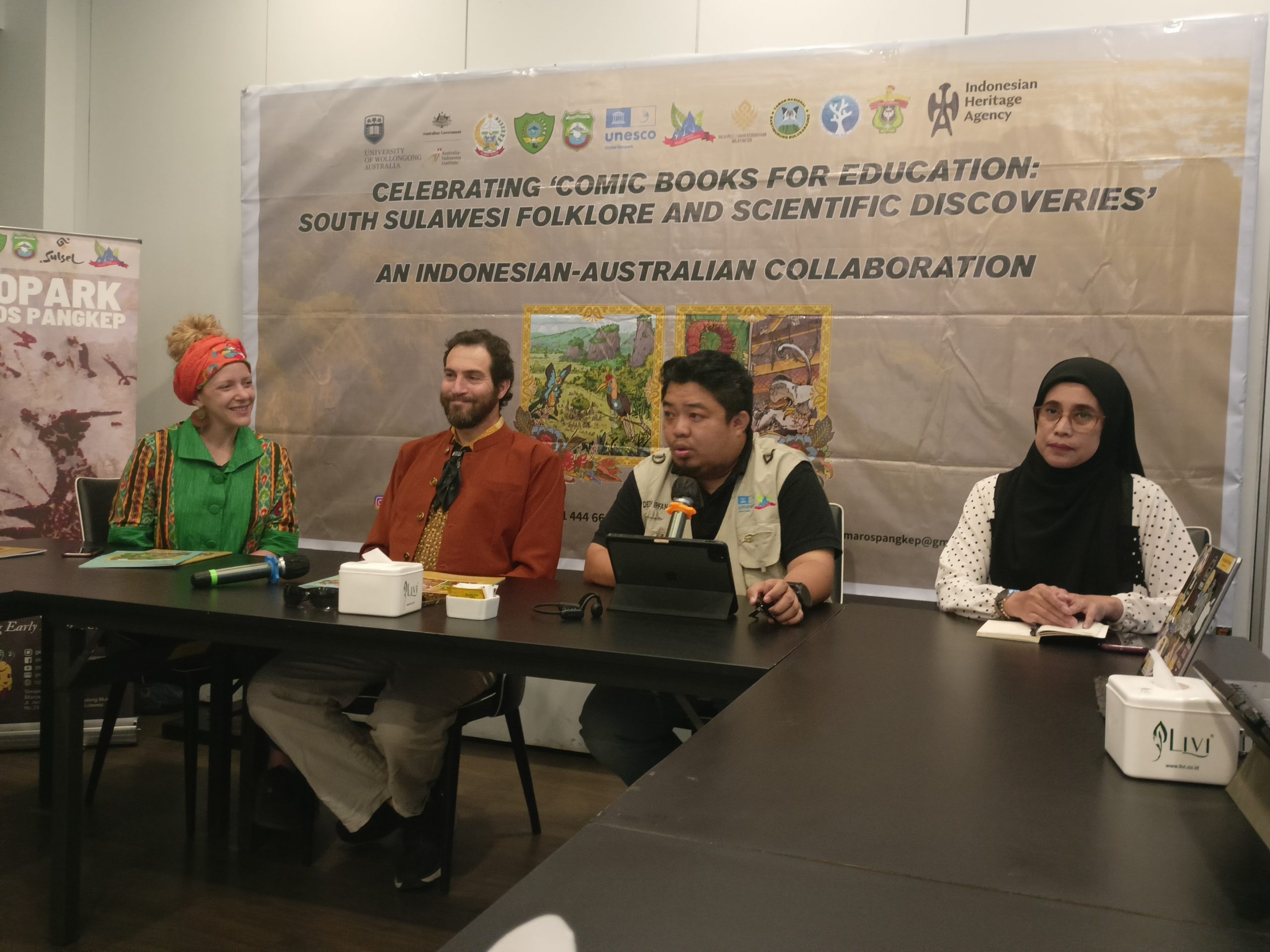 Geopark Global UNESCO Maros-Pangkep Luncurkan Komik Cerita Rakyat ...